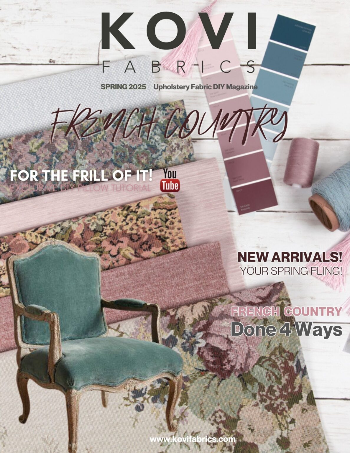 Upholstery DIY Design Magazines - KOVI Fabrics Blog