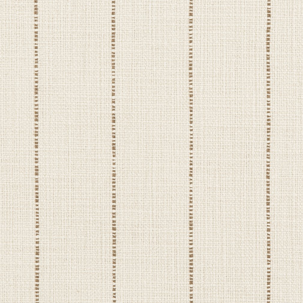 Beige Taupe Stripe Woven Patterns Upholstery Fabric by the yard K9069