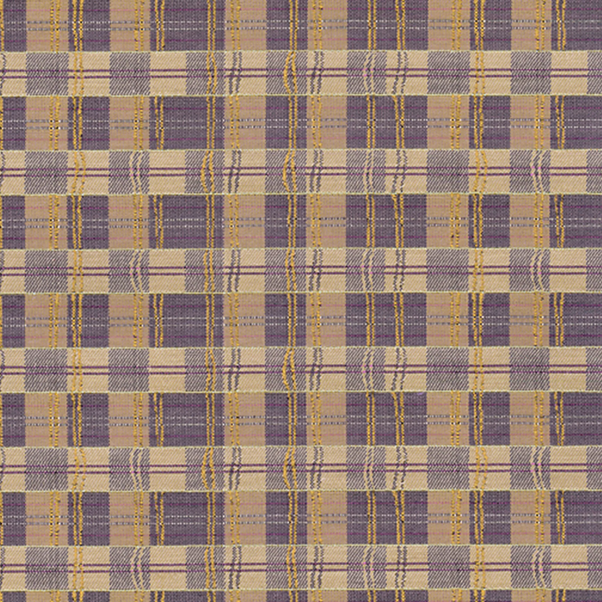 Bespoke Powder Horn Brown and Yellow Geometric Woven Upholstery Fabric ...
