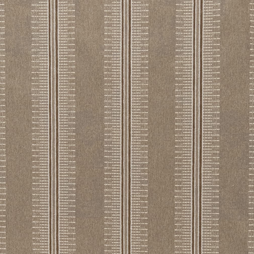 Beige Taupe Stripe Woven Patterns Upholstery Fabric by the yard KA668