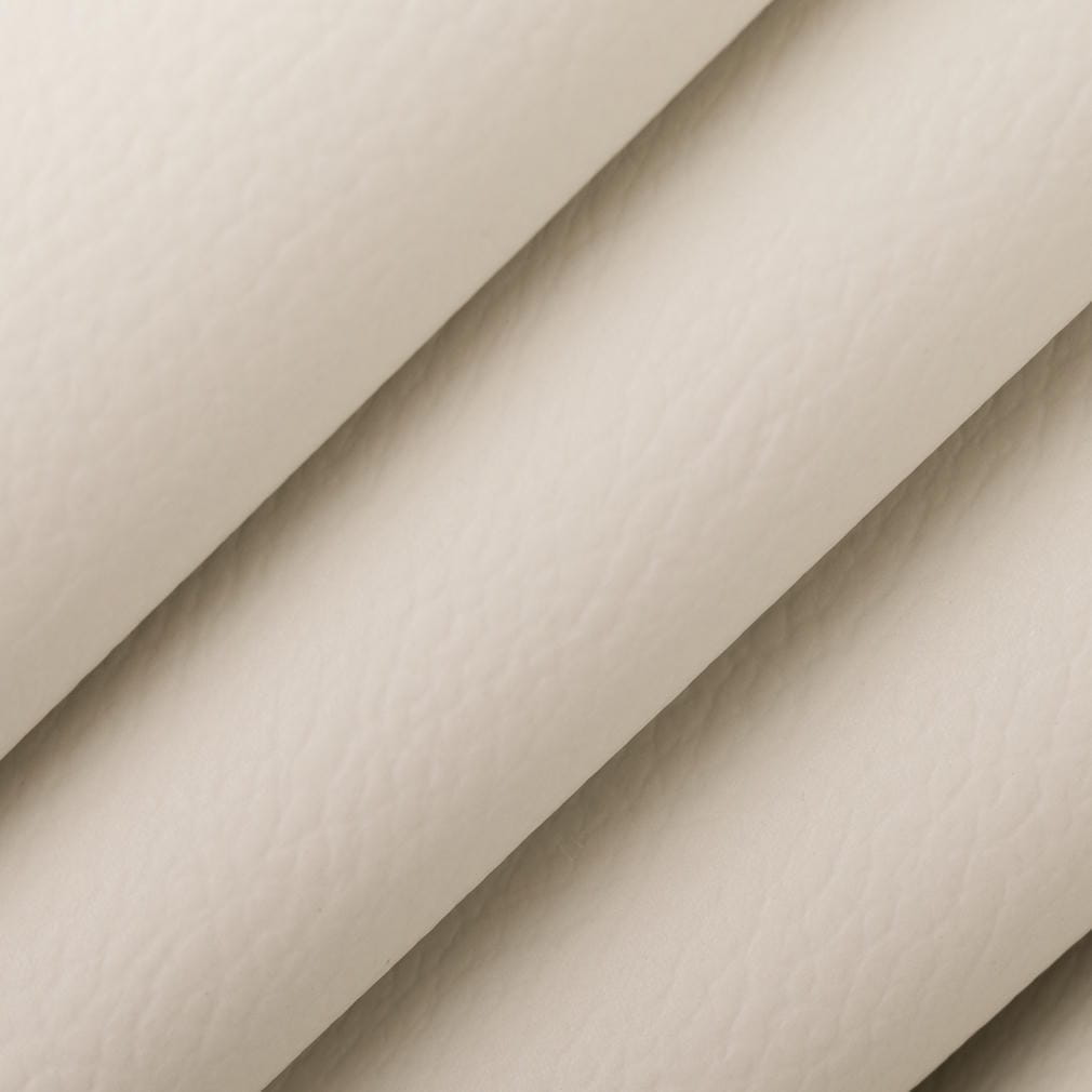 Ivory White & Ivory Plain & Solid Vinyl Upholstery Fabric by the Yard