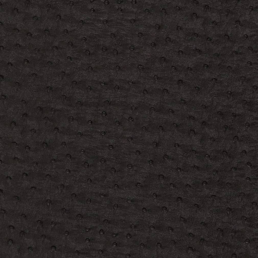 Ebony Black Animal Print Print Vinyl Upholstery Fabric by the yard KV412