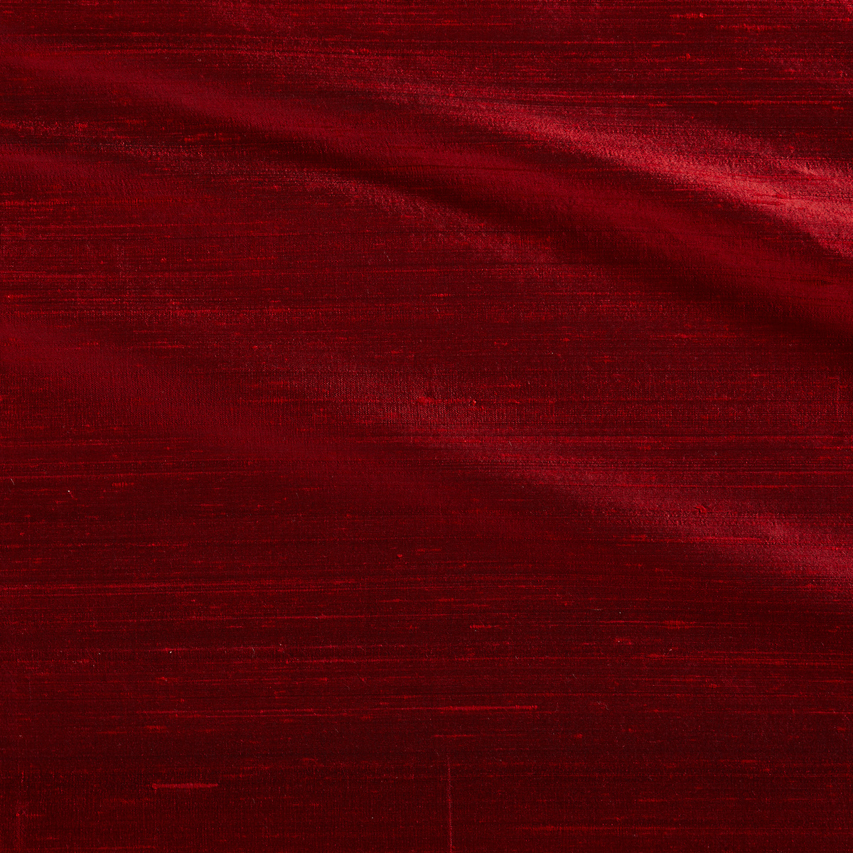 Scarlet Red Solid Deluxe Silk Drapery and Upholstery Fabric by the yard