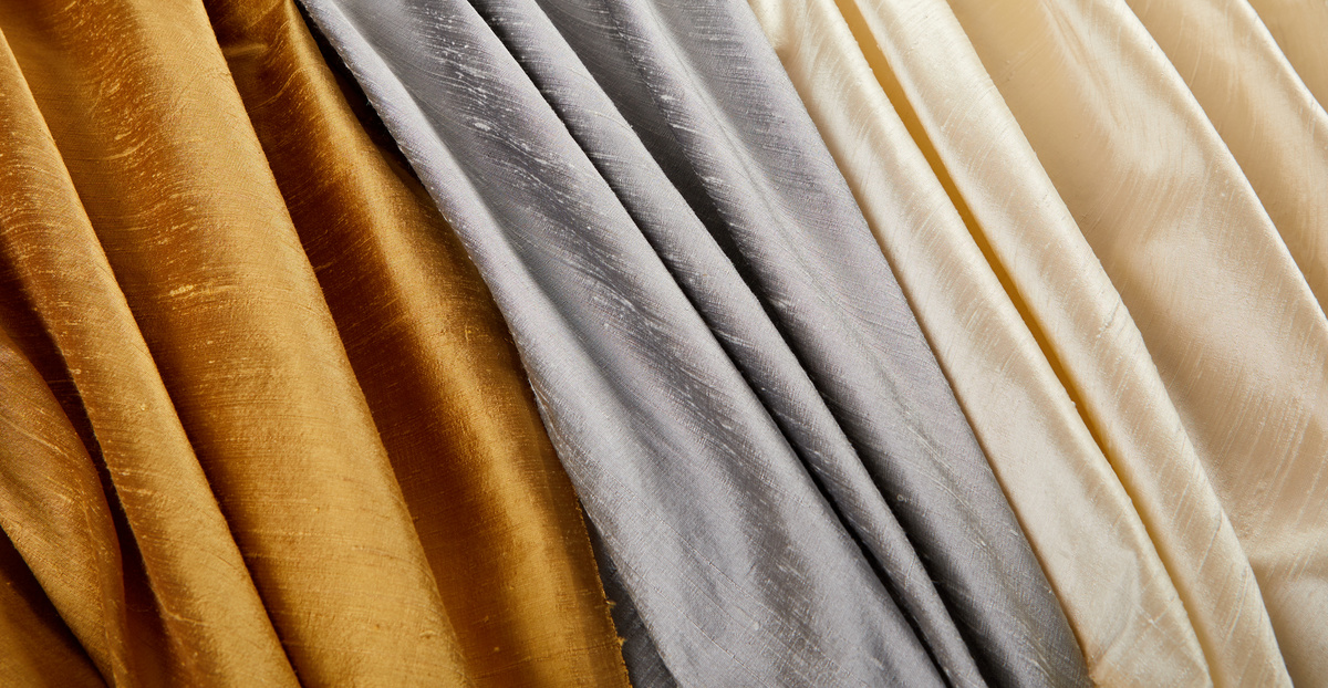 Scarlet Red Solid Deluxe Silk Drapery and Upholstery Fabric by the yard