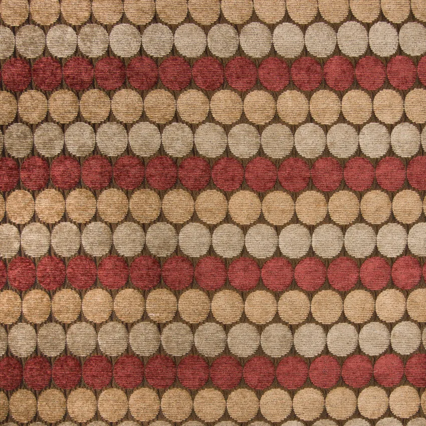 Rust Red Contemporary Upholstery Fabric by the Yard