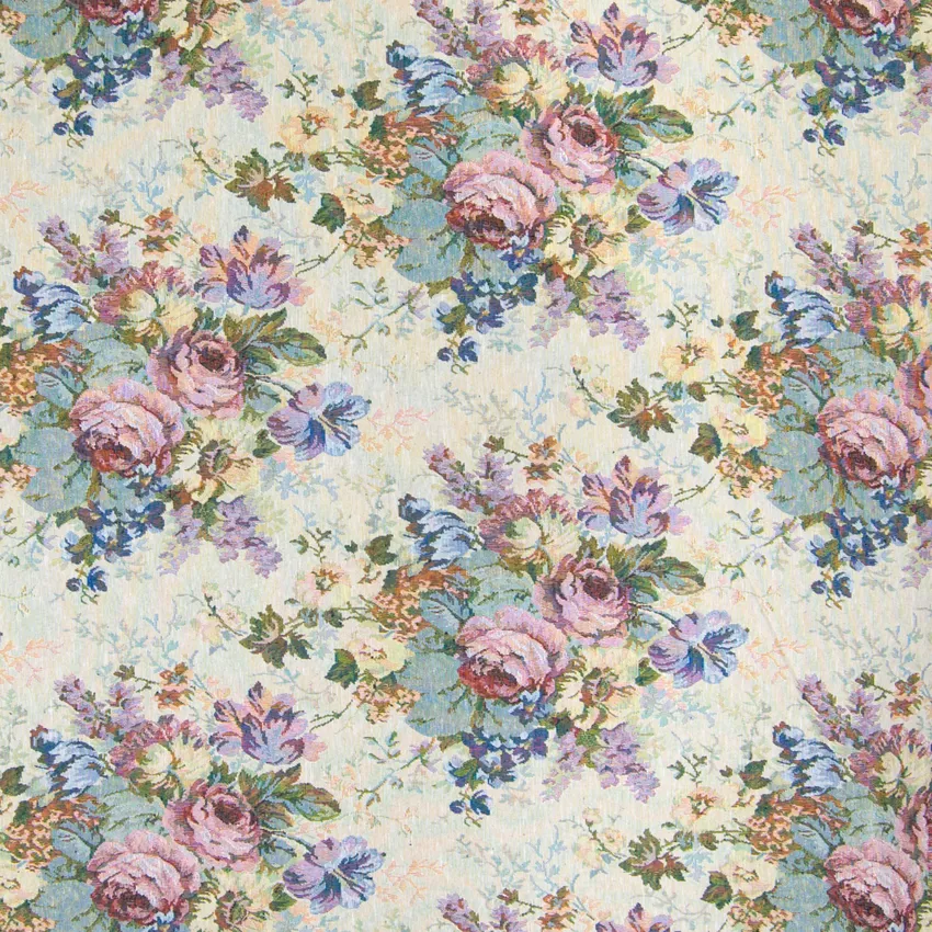Spring Pink Floral Upholstery Fabric by the Yard G9183 - KOVI Fabrics