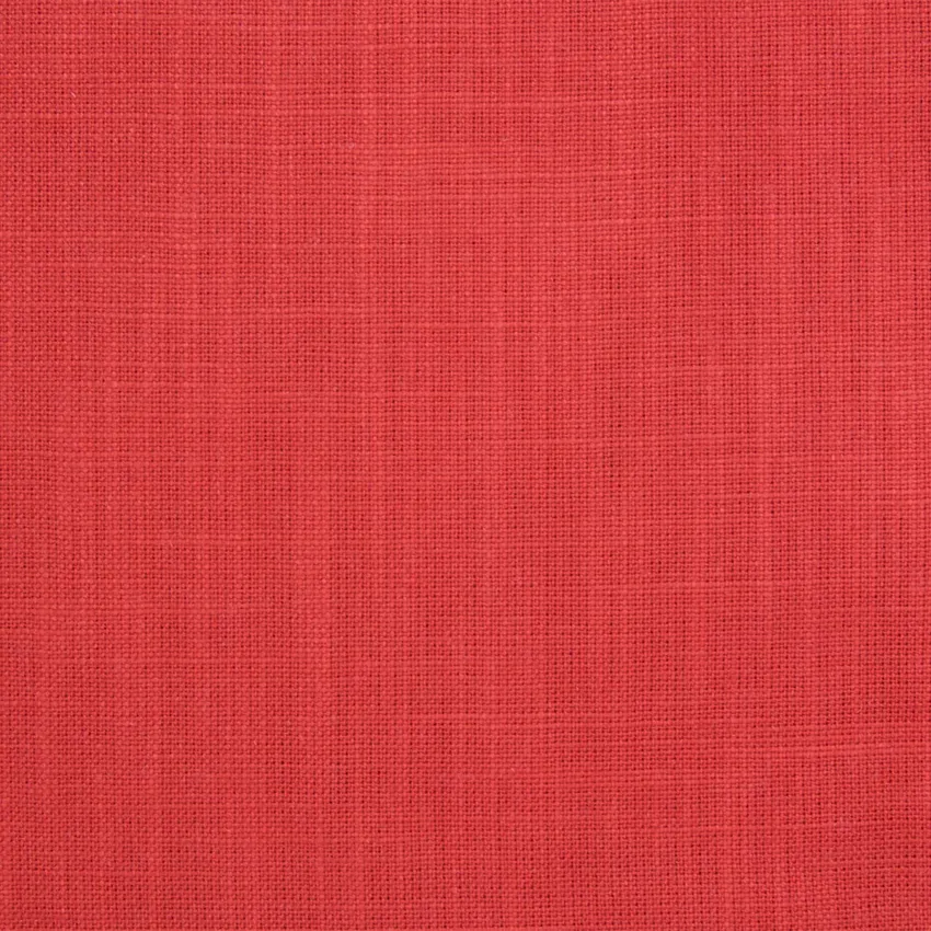 Red Solid Faux Linen Upholstery Fabric by the Yard G8084 - KOVI Fabrics