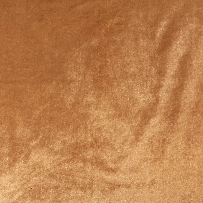 Topaz Coral Plain Velvet Upholstery Fabric by the Yard