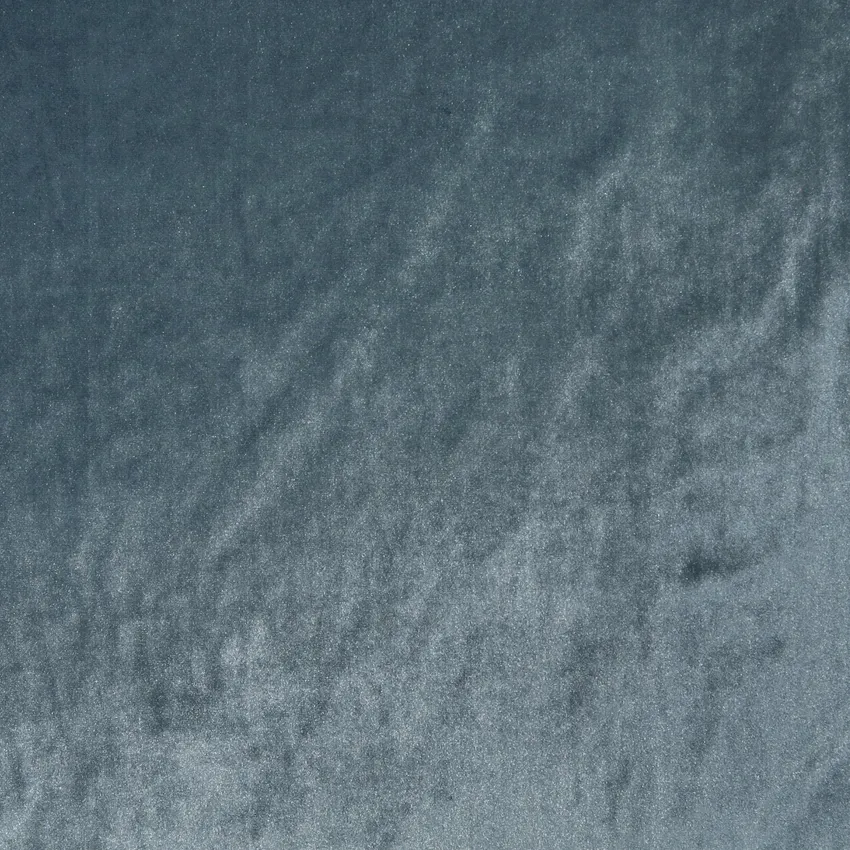 Wedgewood Dark Blue Plain Velvet Upholstery Fabric by the Yard