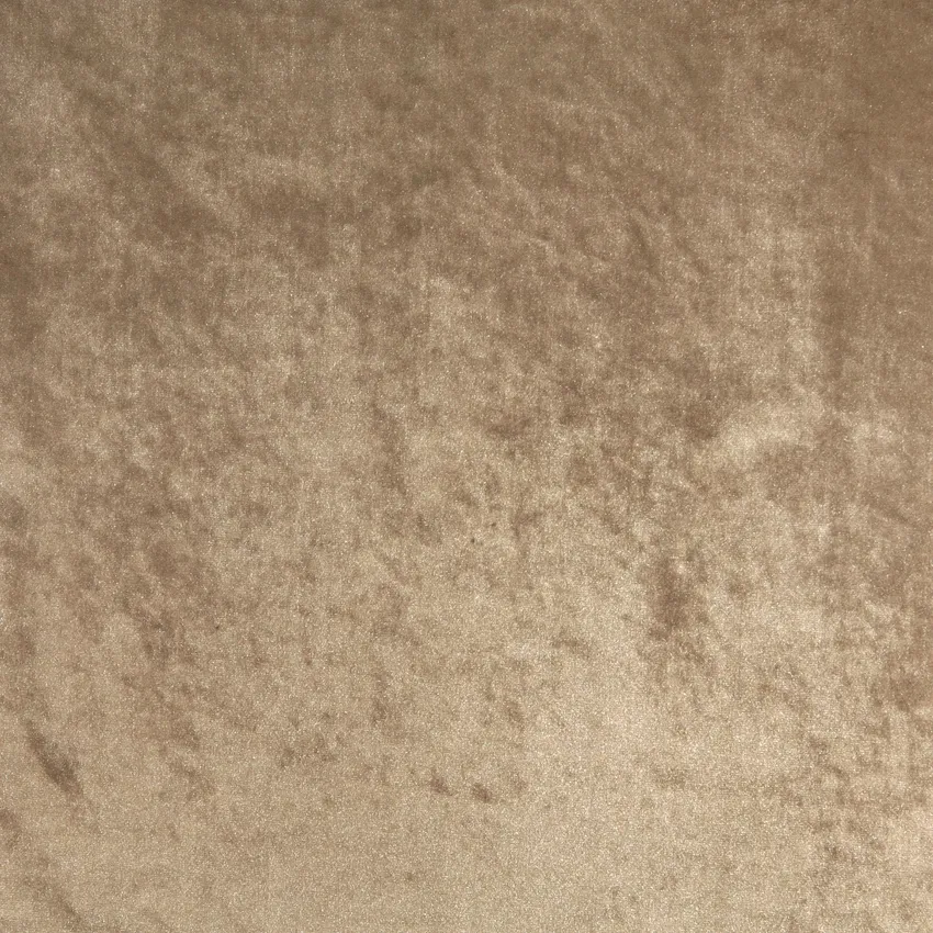 Sable Brown Plain Velvet Upholstery Fabric by the Yard