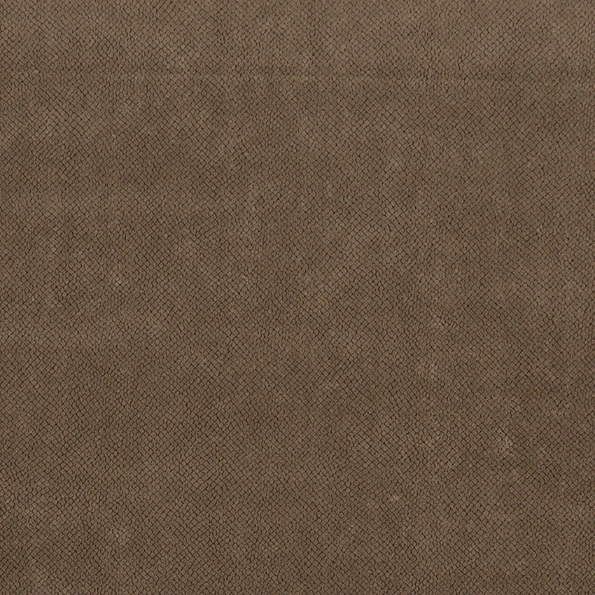 Cocoa Brown Tile Texture Solid Microfiber Upholstery Fabric