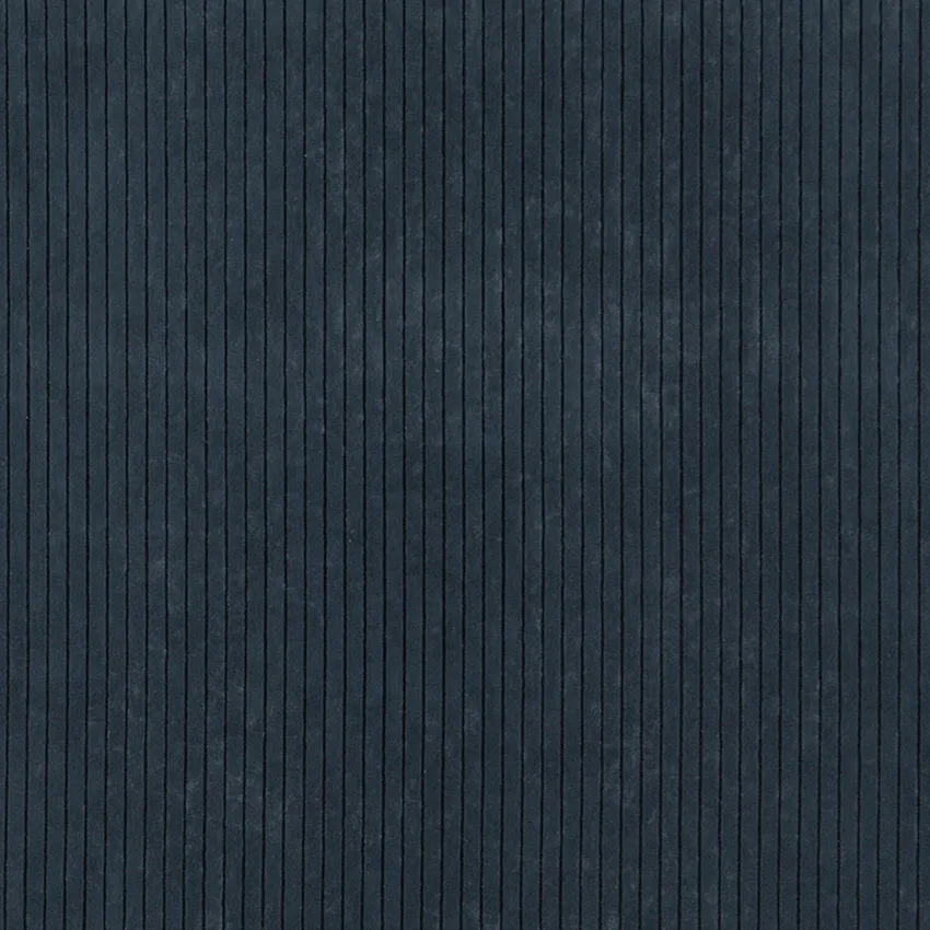 Cobalt Blue Small Solid Stripe Microfiber Upholstery Fabric