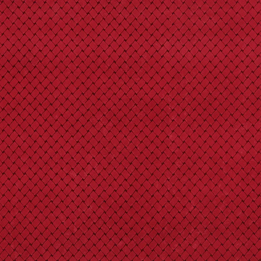 Ruby Red Trellis Basket Weave Pattern Microfiber Upholstery Fabric ...