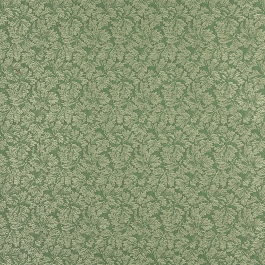 Spring Light Green Foliage Damask Upholstery Fabric by the Yard