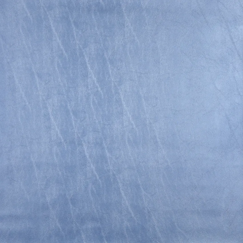 Light Blue Metallic Shine Leather Texture Vinyl Upholstery Fabric
