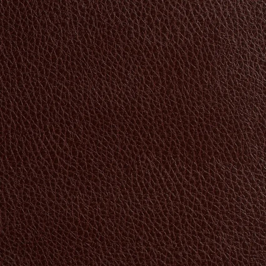 Walnut Brown Leather Texture Vinyl Upholstery Fabric