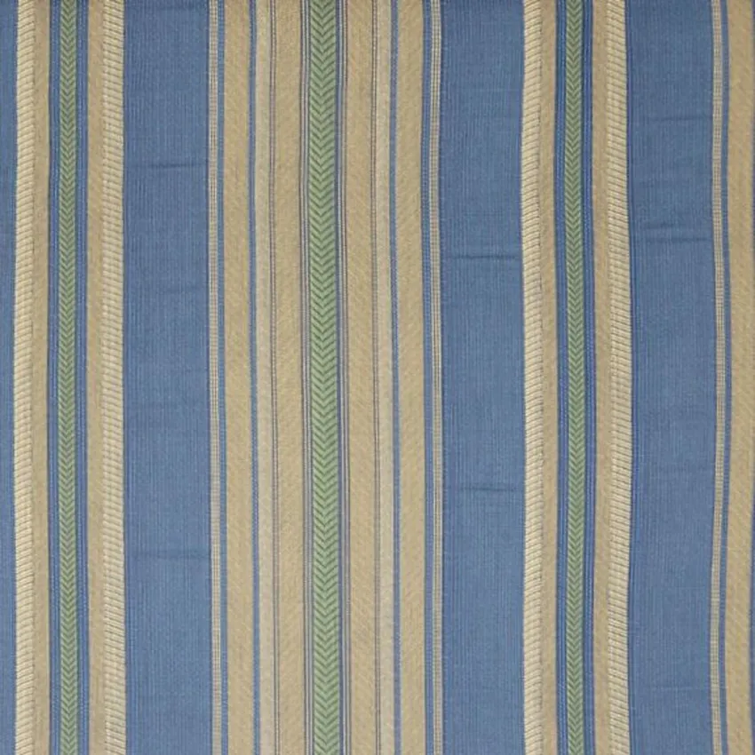 Cornflower Blue Stripe Upholstery Fabric by the Yard G7852 - KOVI Fabrics