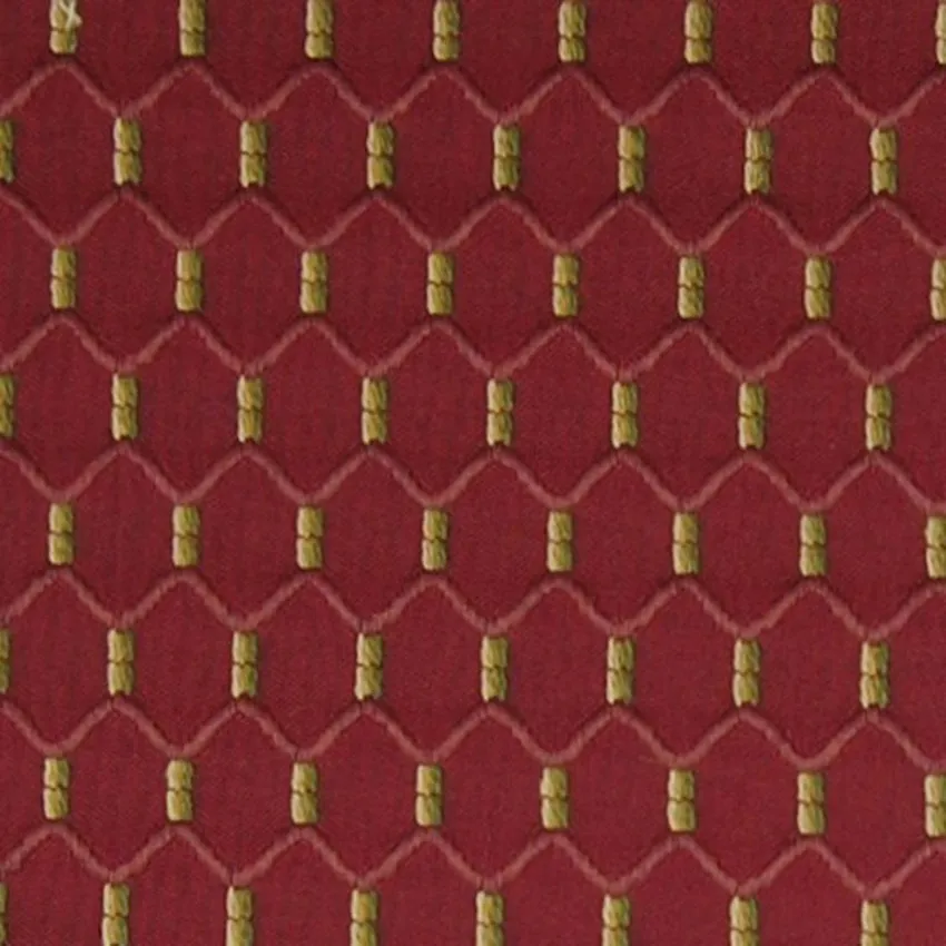 Curry Red Diamond Made In USA Upholstery Fabric by the Yard