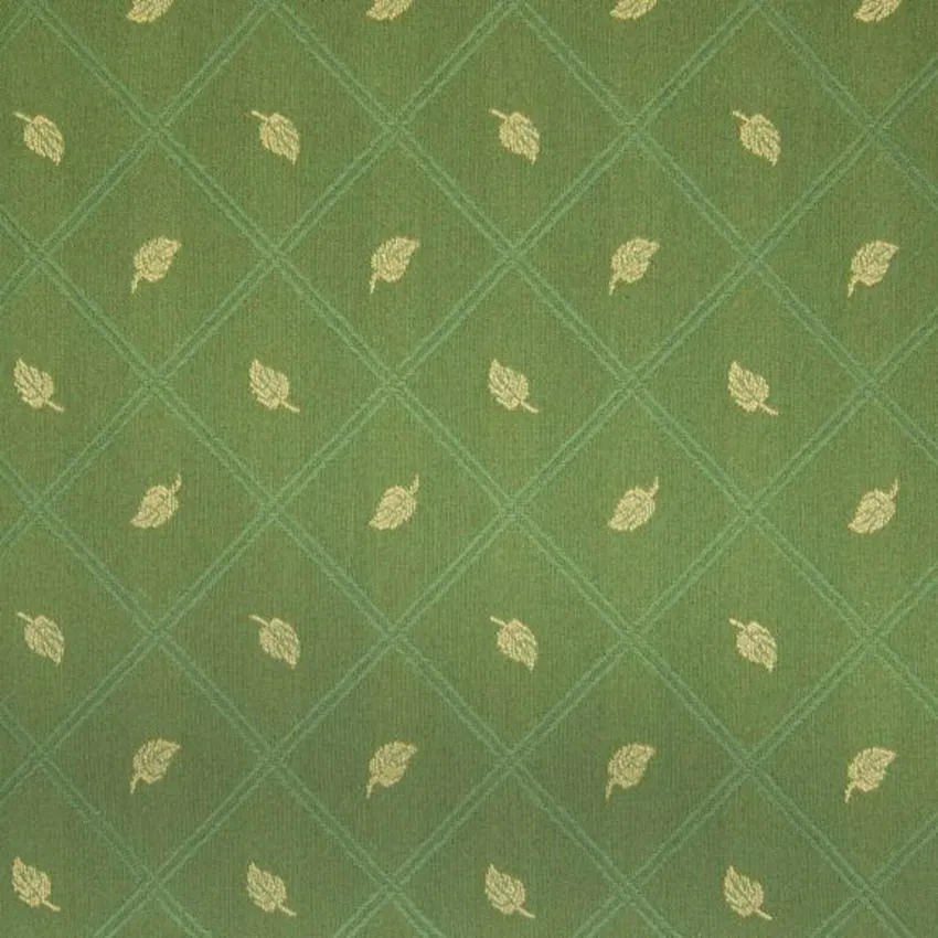 Leaf Green Diamond Made In USA Upholstery Fabric by the Yard