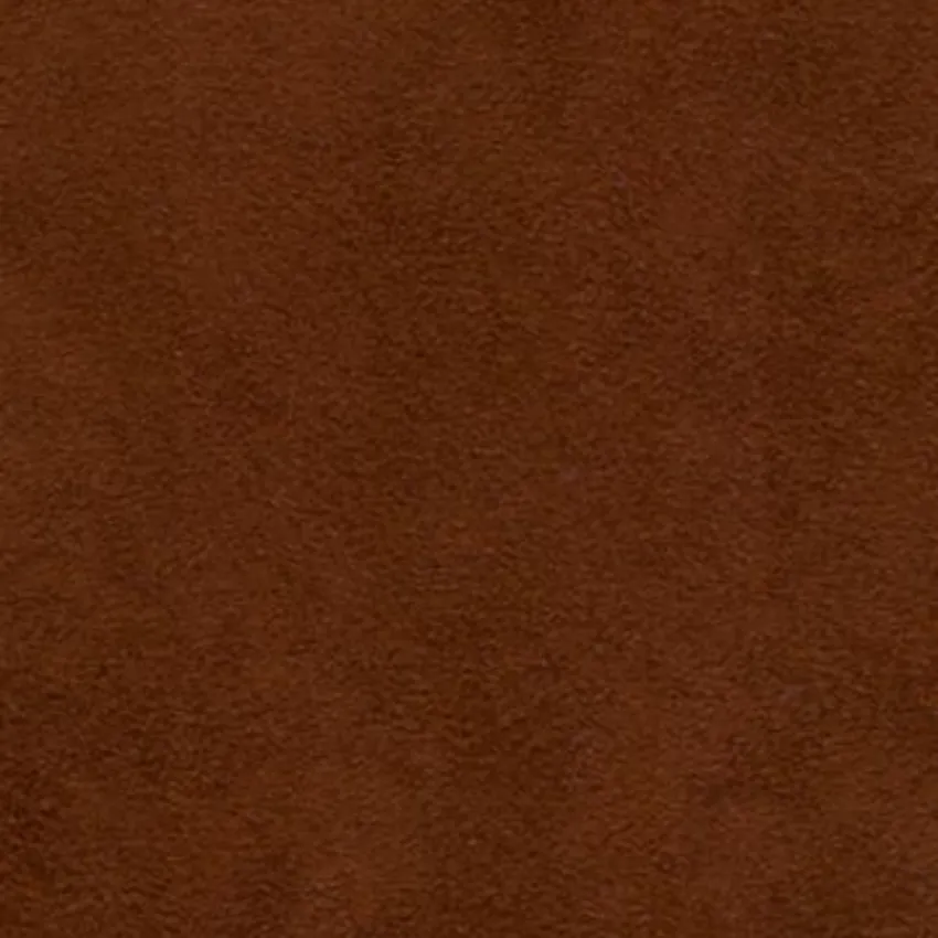 Rust Brown Solid Suede Upholstery Fabric by the Yard