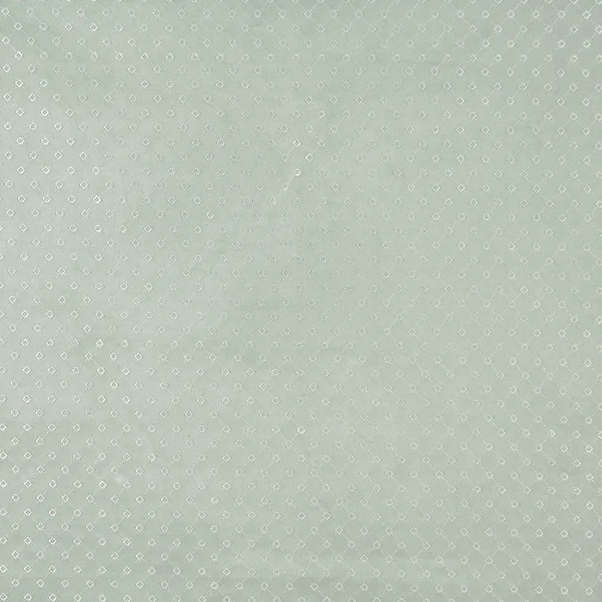 Celadon Diamond Light Green Small Scale Microfiber Upholstery Fabric by ...