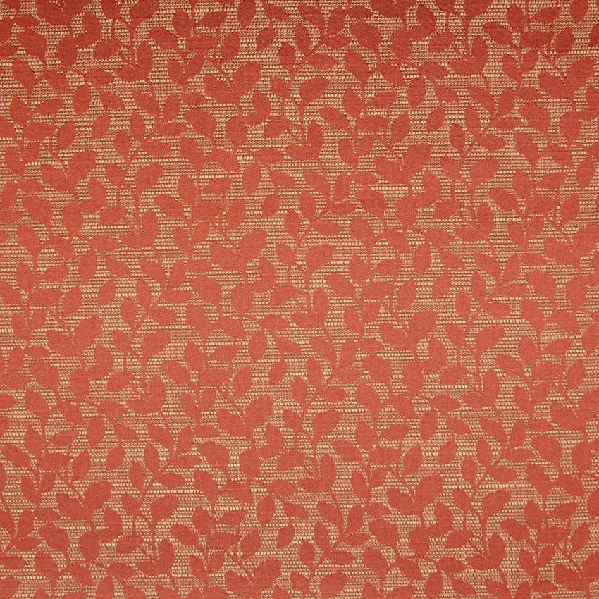 Canyon Red Damask Upholstery Fabric by the Yard
