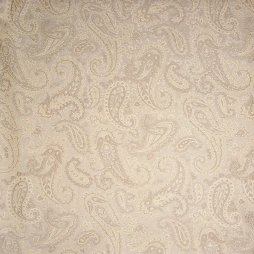 Buff Neutral Paisley Jacquard Upholstery Fabric by the Yard G0670 ...