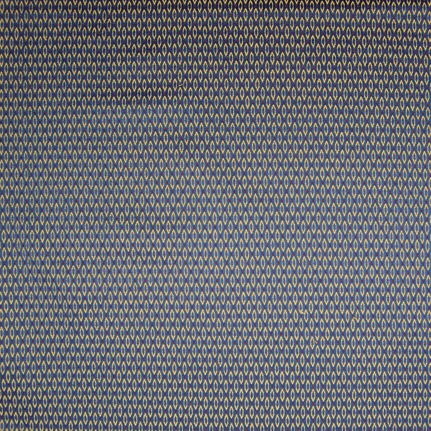 Academy Blue Dot Upholstery Fabric by the Yard