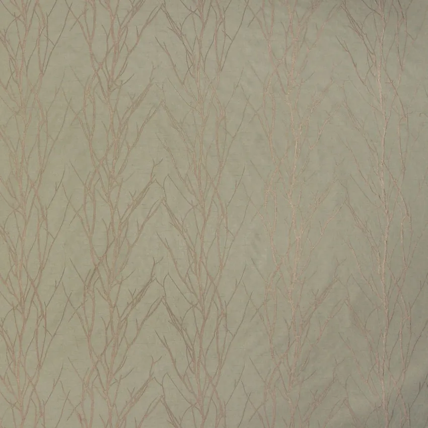 Lake Blue Asian Embroidery Upholstery Fabric by the Yard