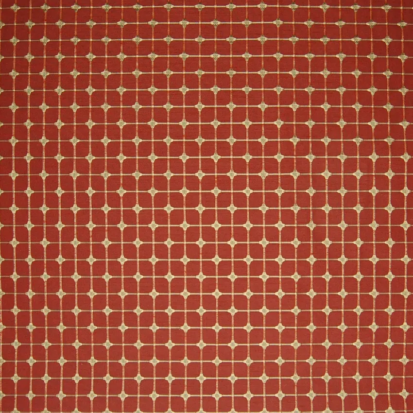 Crimson Red Check Embroidery Upholstery Fabric by the Yard G8265 - KOVI ...