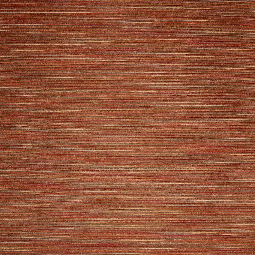 Vermillion Red Stripe Texture Upholstery Fabric by the Yard