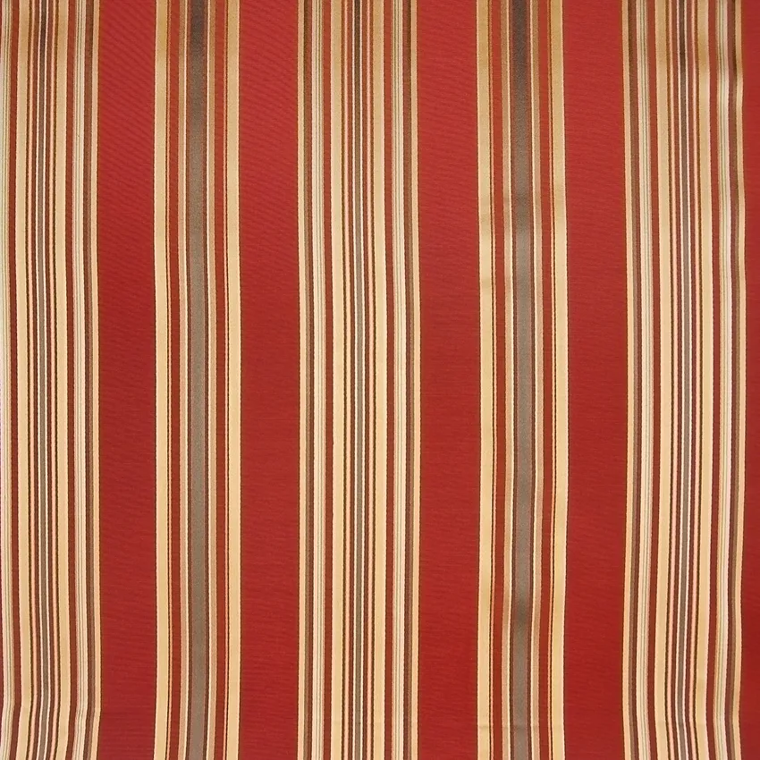 Geranium Red Stripe Upholstery Fabric by the Yard G3233 - KOVI Fabrics