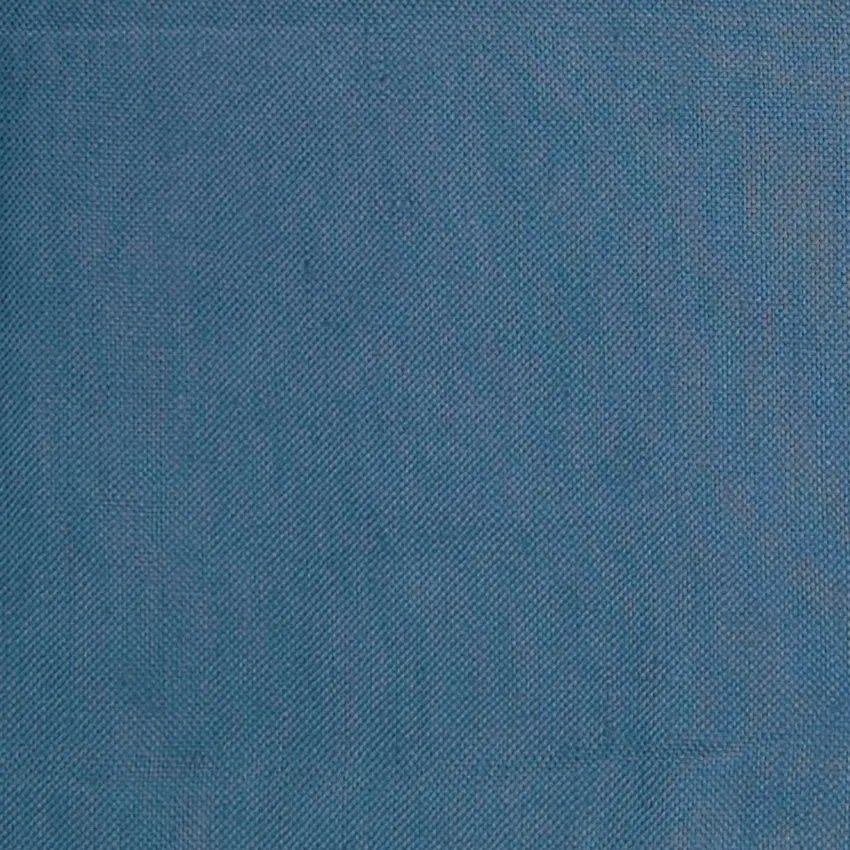 Aegean Blue Solid Linen Upholstery Fabric by the Yard