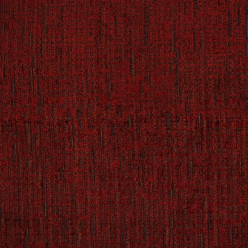 Cardinal Red Chenille Upholstery Fabric by the Yard
