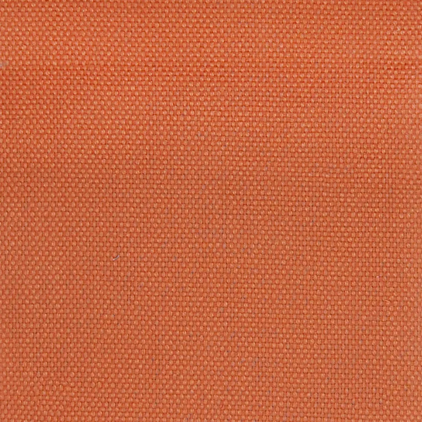 Tigerlily Orange Solid Cotton Upholstery Fabric by the Yard