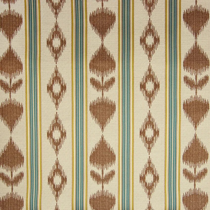 Mocha Brown Contemporary Cotton Upholstery Fabric by the Yard