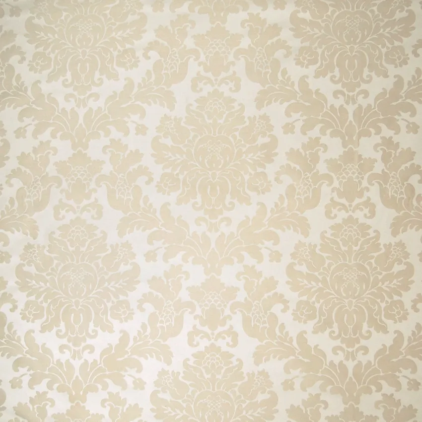 Pearl Neutral Floral Jacquard Upholstery Fabric by the Yard