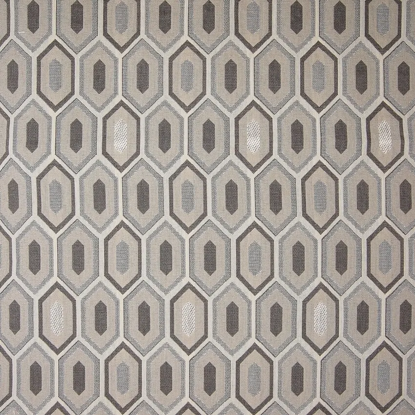 Ecru Gray Contemporary Cotton Upholstery Fabric by the Yard