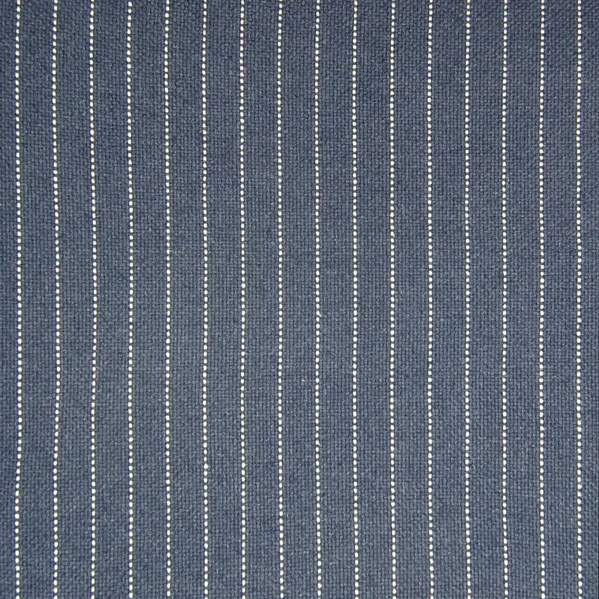 Bluestone Blue Stripe Made In USA Upholstery Fabric by the Yard