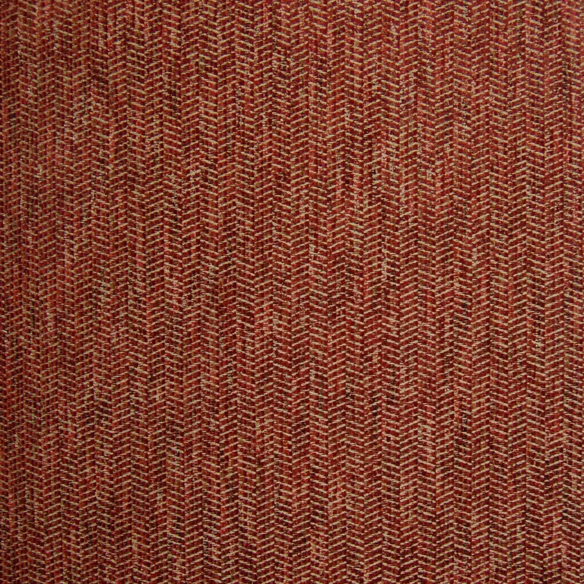 Rust Red Herringbone Chenille Upholstery Fabric by the Yard