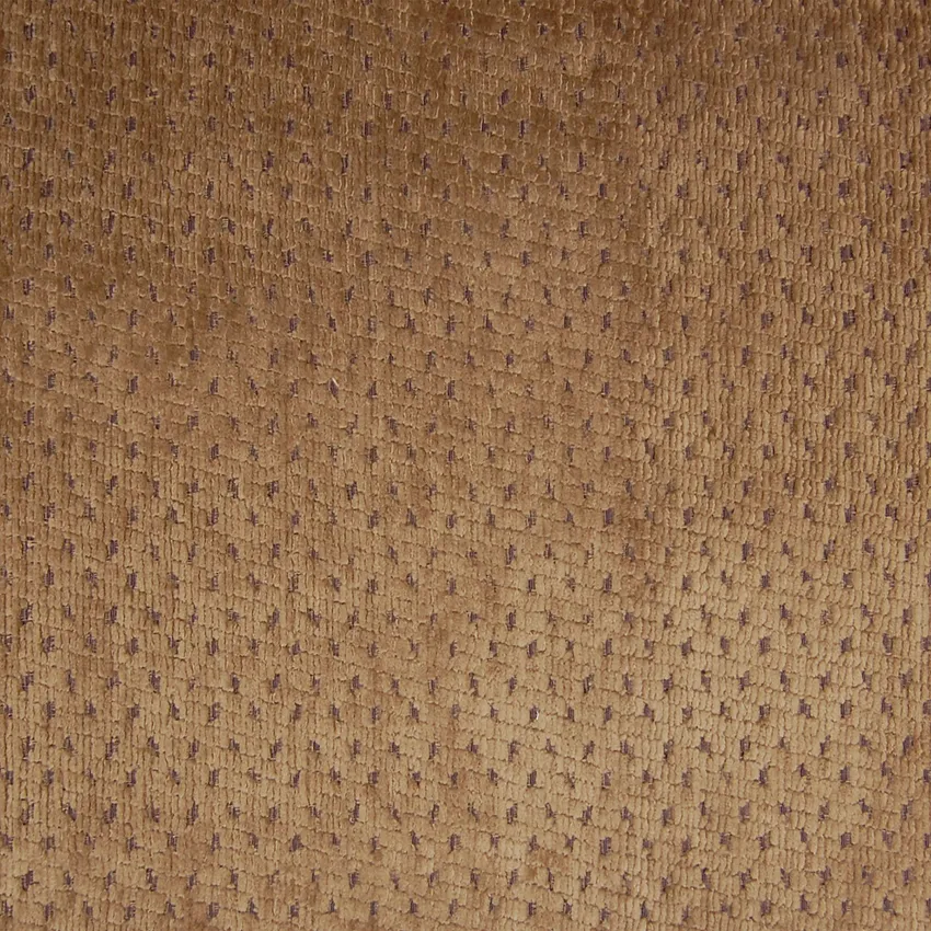 Straw Brown Dot Chenille Upholstery Fabric by the Yard G6001 - KOVI Fabrics