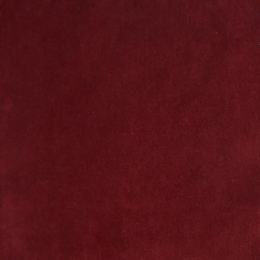 Wine Red Solid Velvet Upholstery Fabric by the Yard