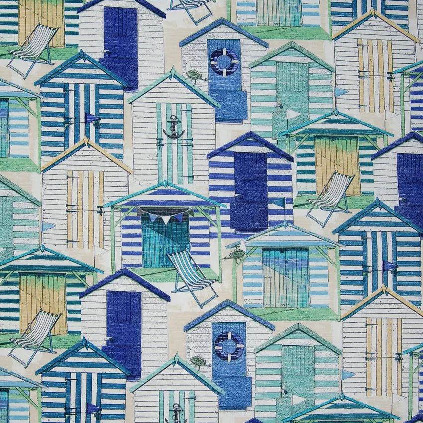 Pool Blue Beach Outdoor Upholstery Fabric by the Yard G3023 - KOVI Fabrics