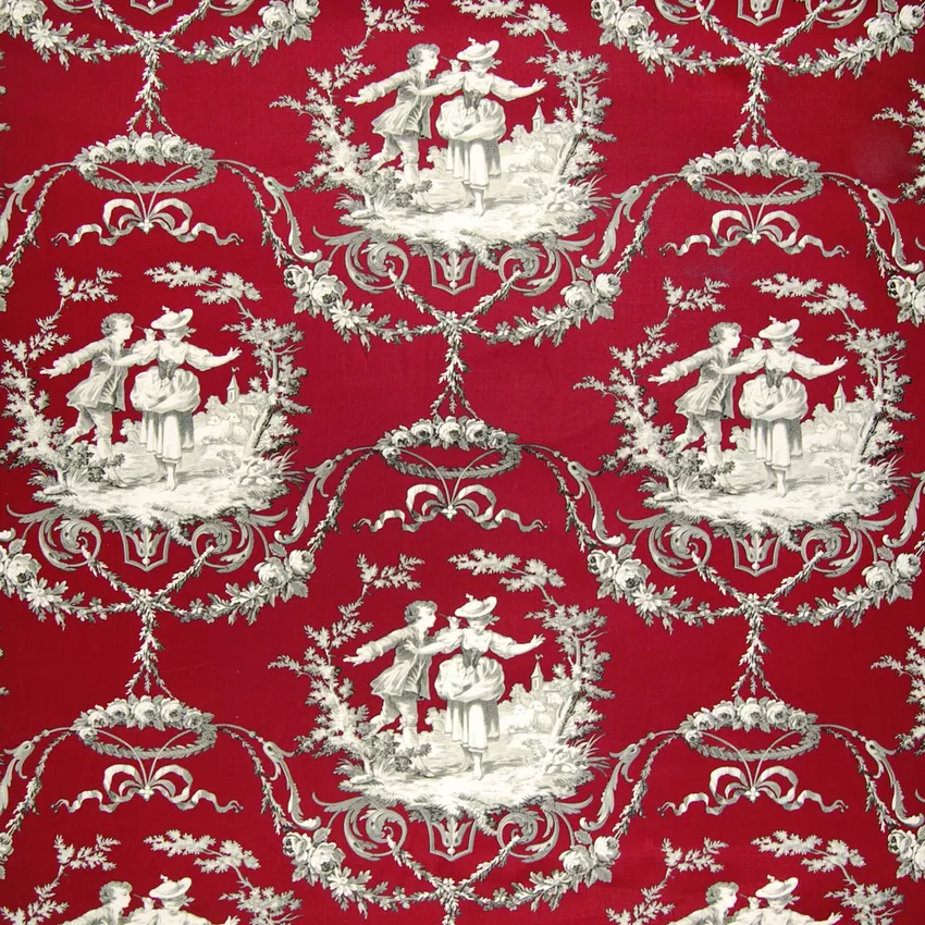Lacquer Red Juvenile Cotton Upholstery Fabric by the Yard G3486 - KOVI ...