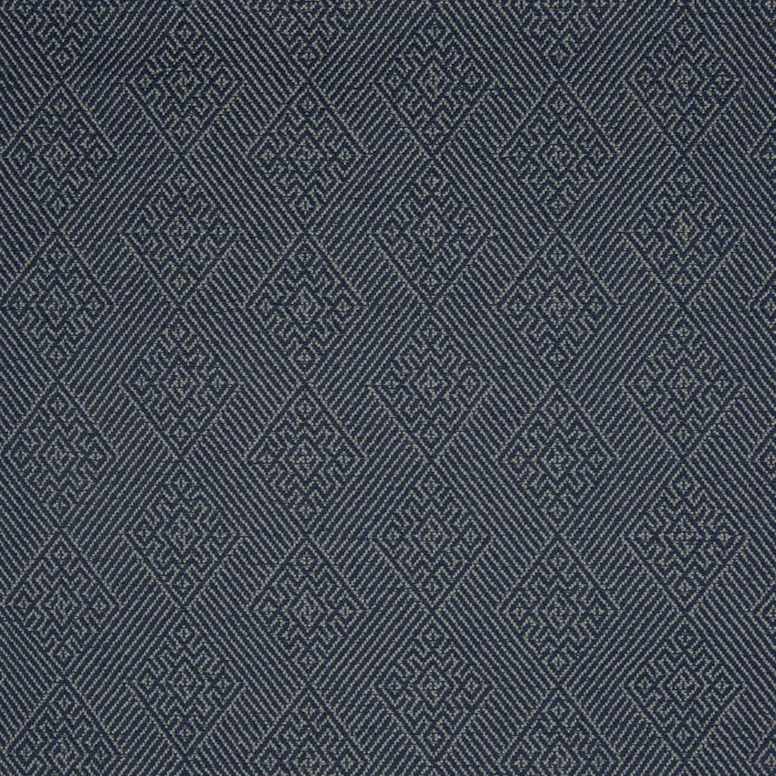 Indigo Blue Diamond Made In USA Upholstery Fabric by the Yard