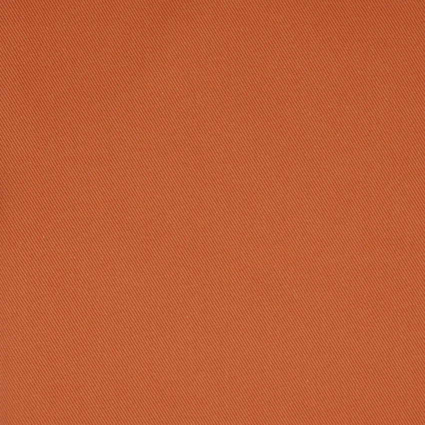 Mandarin Orange Solid Cotton Upholstery Fabric by the Yard