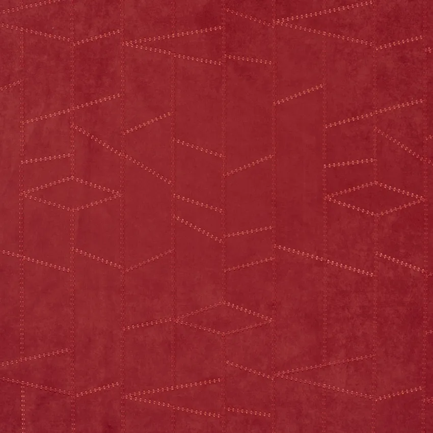 Scarlet Ultrastitch Burgundy Abstract Microfiber Drapery and Upholstery ...