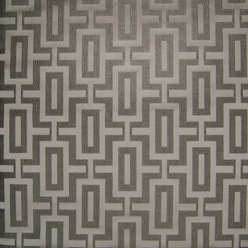 Greystone Gray Damask Cotton Upholstery Fabric by the Yard