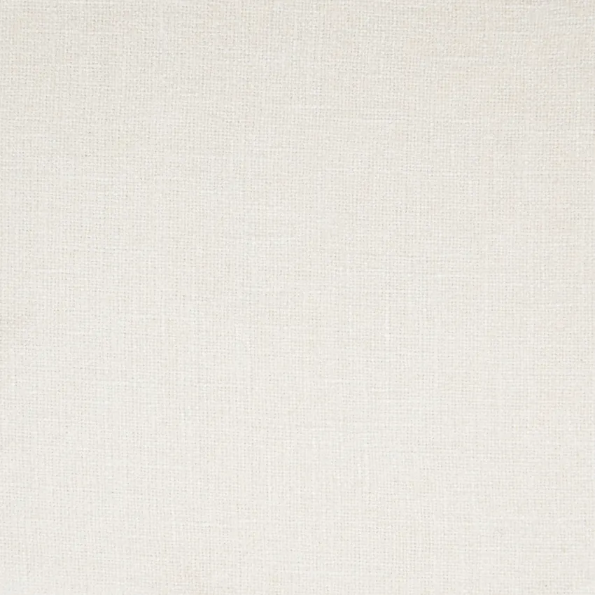 Cream White Solid Woven Upholstery Fabric by the Yard