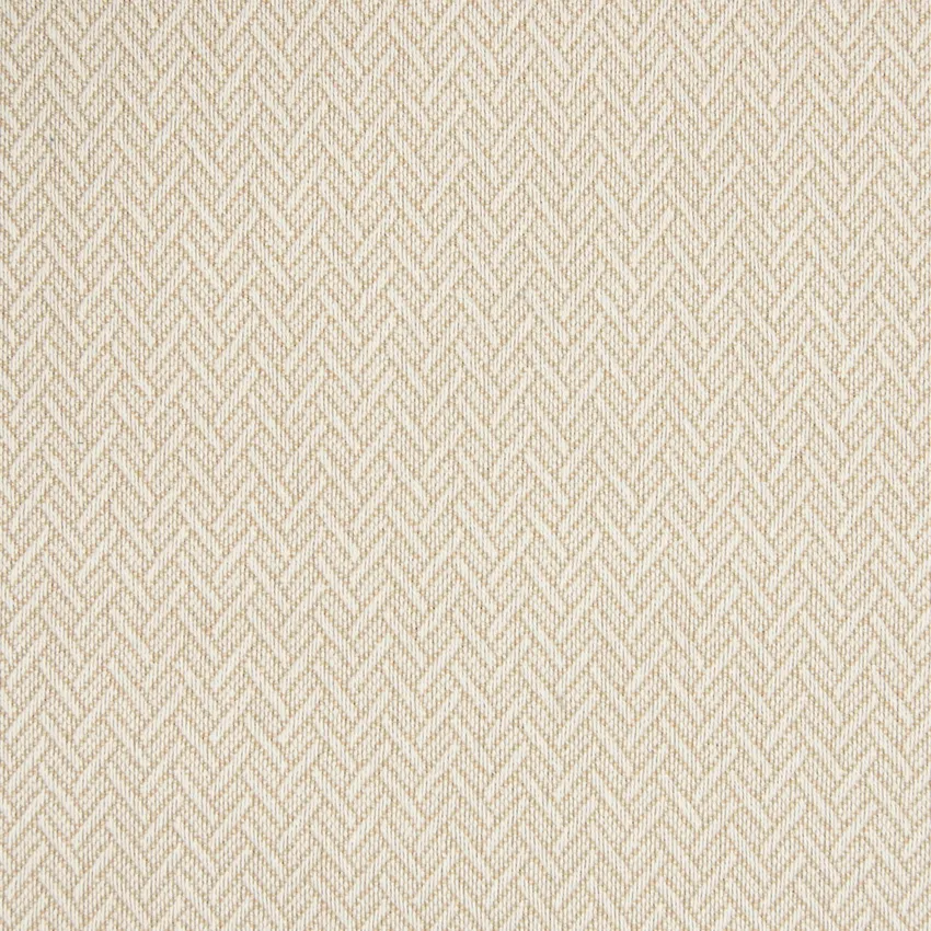 Eggshell Neutral Geometric Woven Upholstery Fabric by the Yard